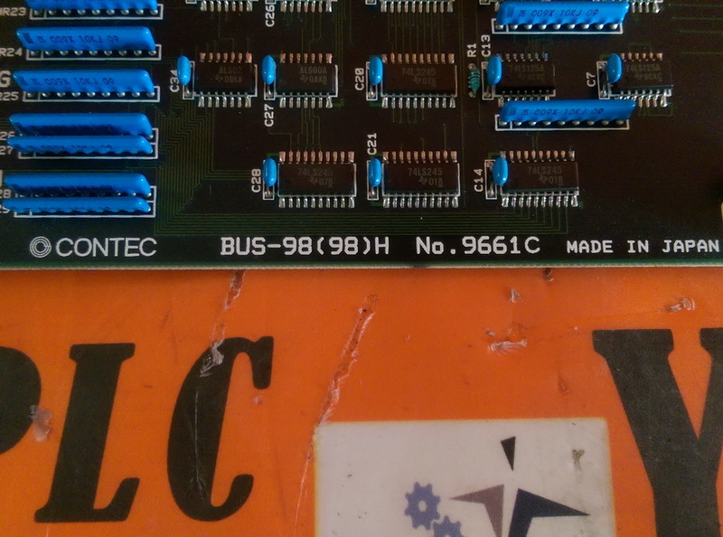 CONTEC BUS-98(98)H NO.9661C BOARD - 裕益科技自動化設備可程式編碼器PLC分散式控制系統DCS